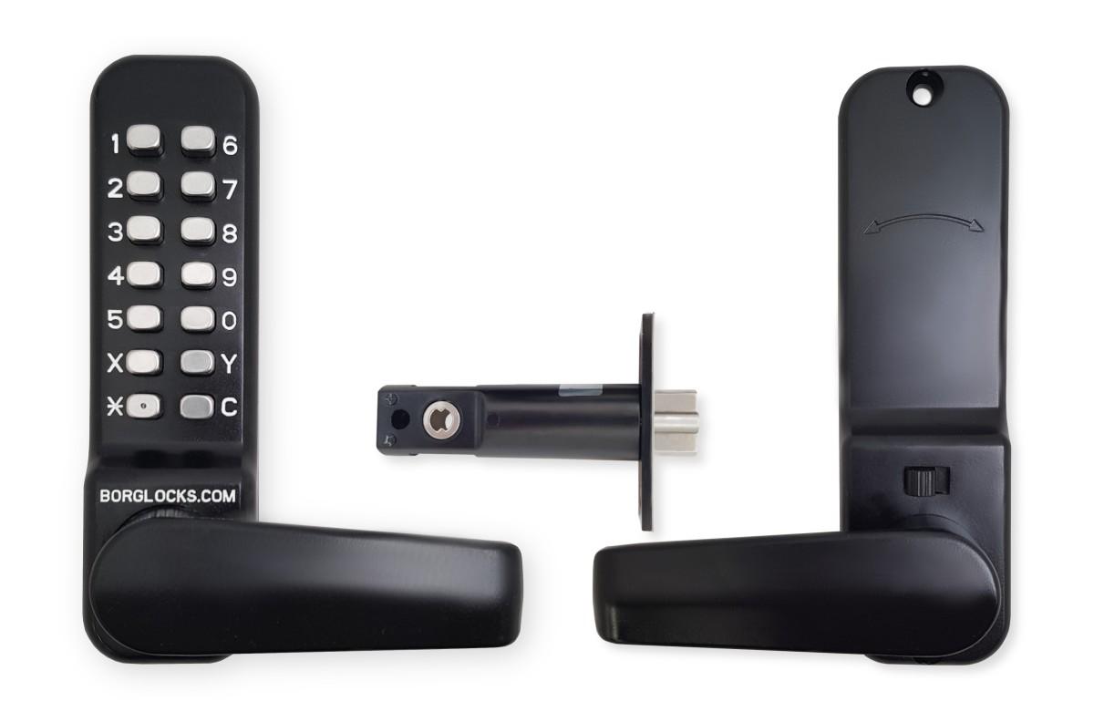 Borg Mechanical Digital Door Lock M/Grade Easicode Pro BL4401ECP Black ...