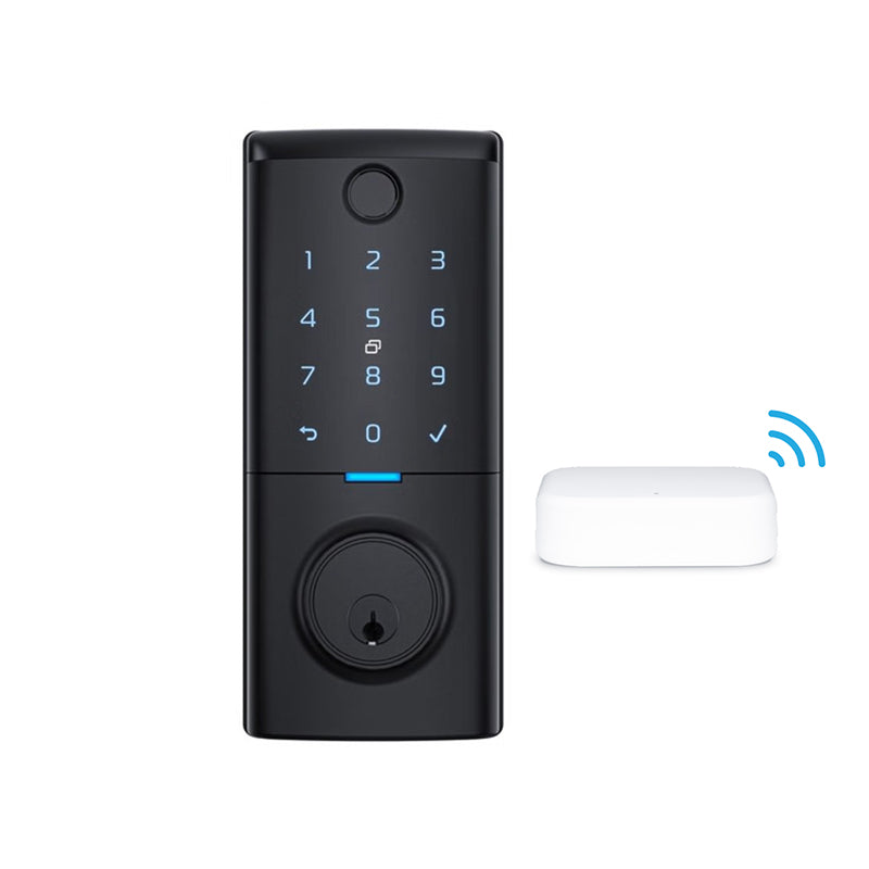 Schlage Ascent Fingerprint Smart Deadbolt + WiFi Bridge | The Keyless ...