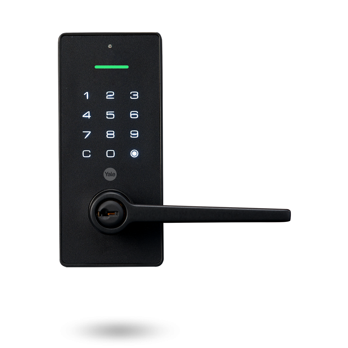 Yale LIBI Keyed Digital Lever | Matt Black | The Keyless Store
