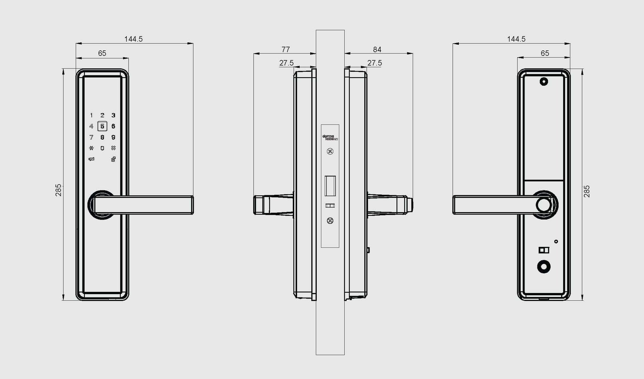 Dormakaba M5 Fire Rated Digital Door Lock | The Keyless Store