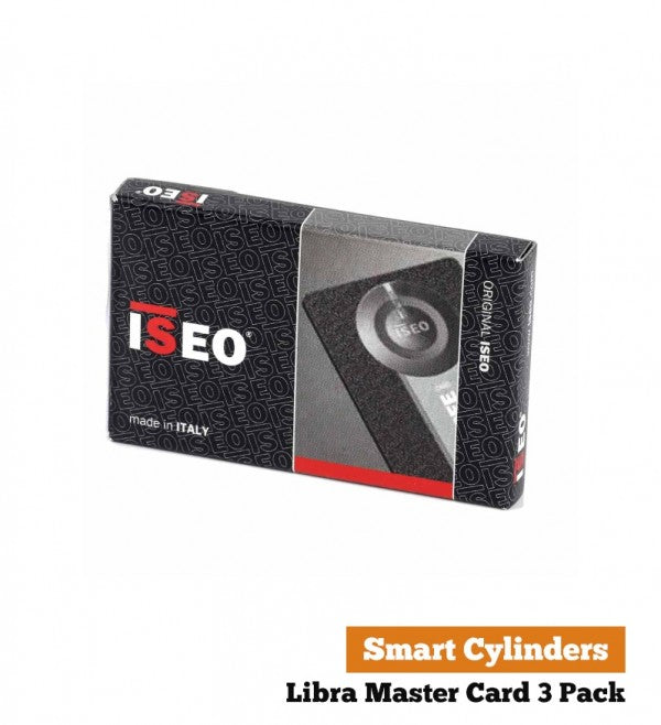 ISEO Libra Master Card x 3 Pack For ISEO Libra Smart Cylinder — The ...
