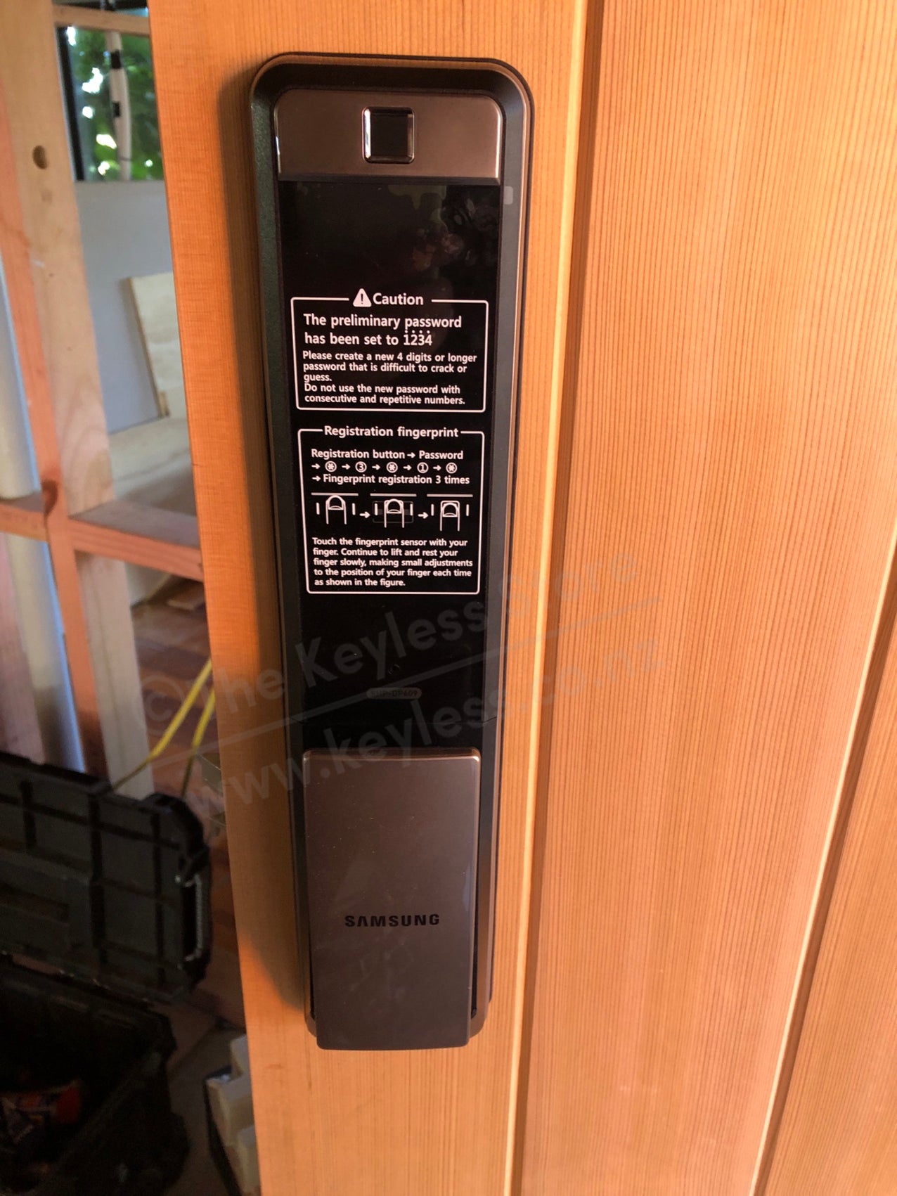 Samsung SHP-DP609 Push-Pull WiFi Door Lock — The Keyless Store